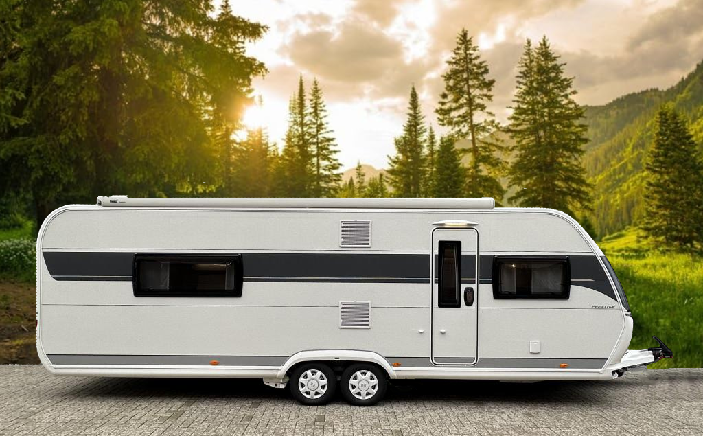 Hobby de Luxe 720 WQC Prestige uit 2021 te koop op CampersCaravans.nl.