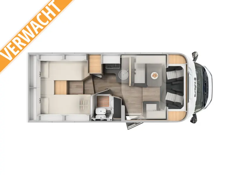 Sunlight T66 S Adventure uit 2025 te koop op CampersCaravans.nl.