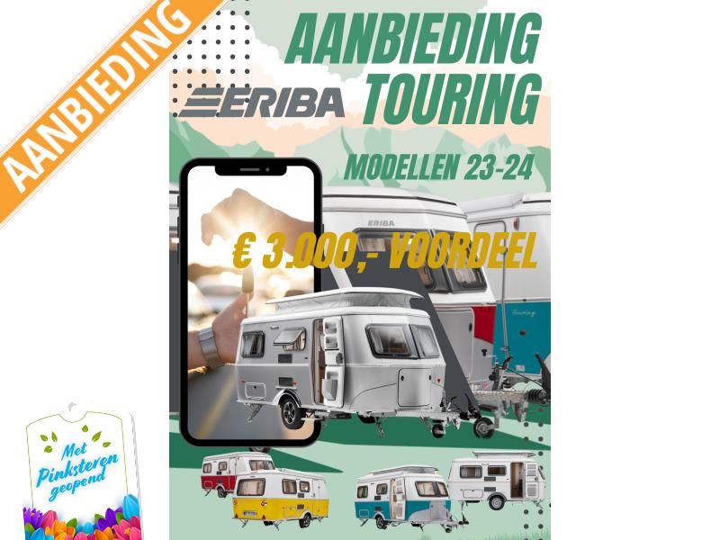 Eriba Touring 310 uit 2024 te koop op CampersCaravans.nl.